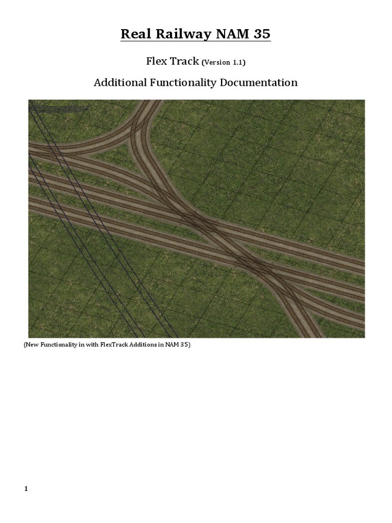 RealRailway NAM 35 FlexTrack and FARR Manual | PDF | Orthogonality ...