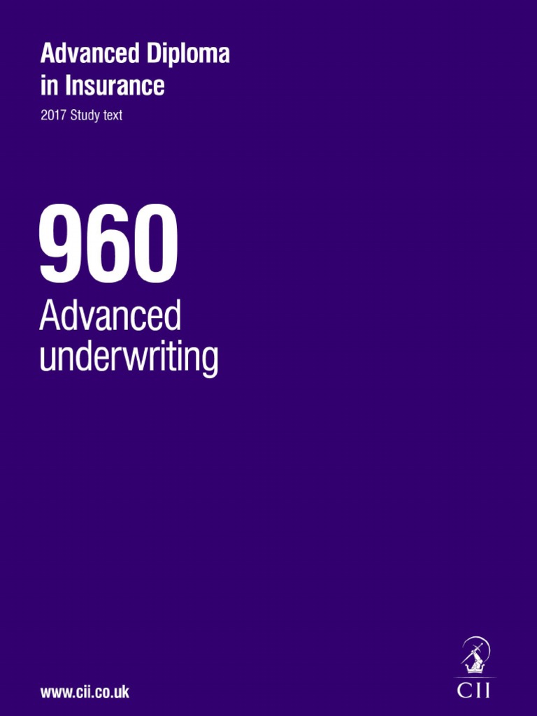 Advanced Underwriting 2017 | PDF | Capital Requirement | Basel Ii
