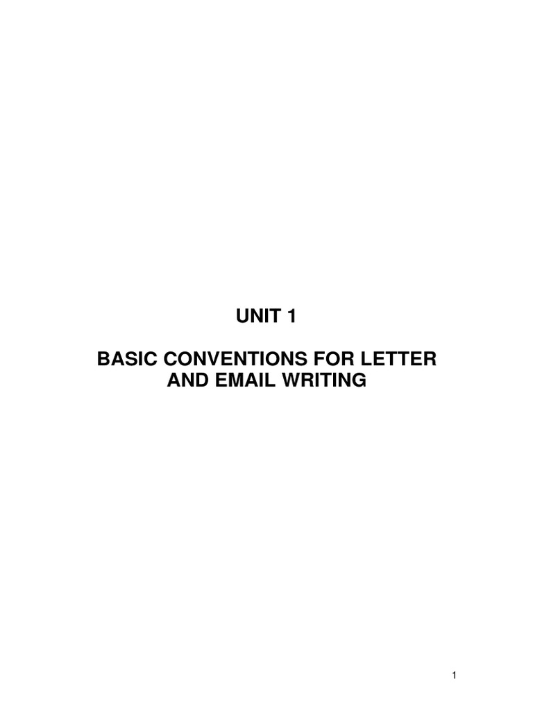Letter and e Mail Writing | PDF | Semiotics | Communication