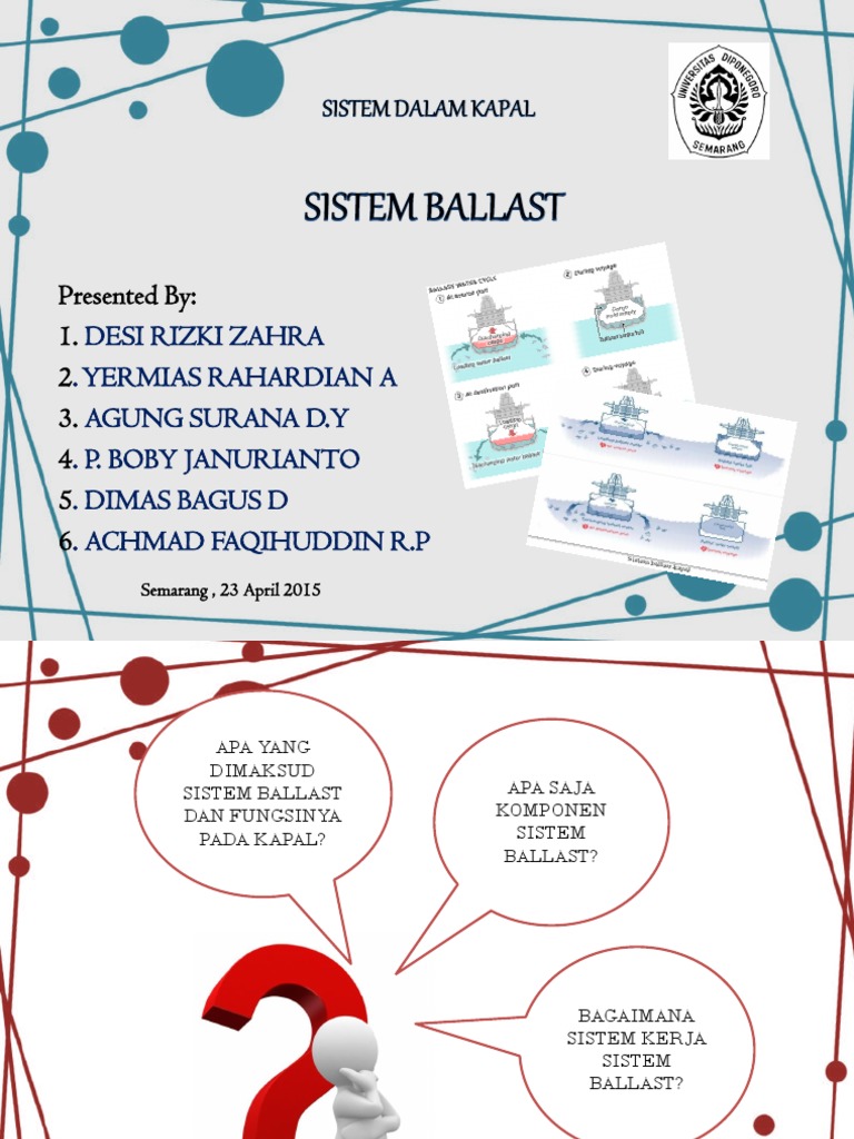 Komponen dan Fungsi Sistem Ballast Kapal | PDF