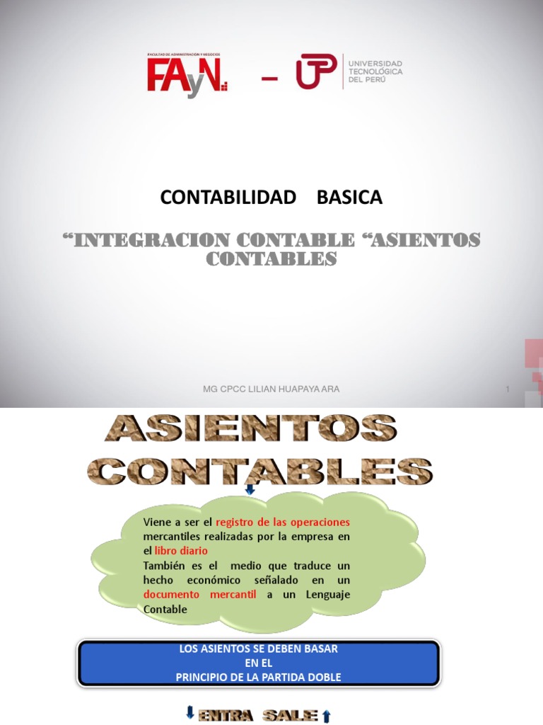 Tipos Asientos Contable 26494 | PDF | Contabilidad | Dinero