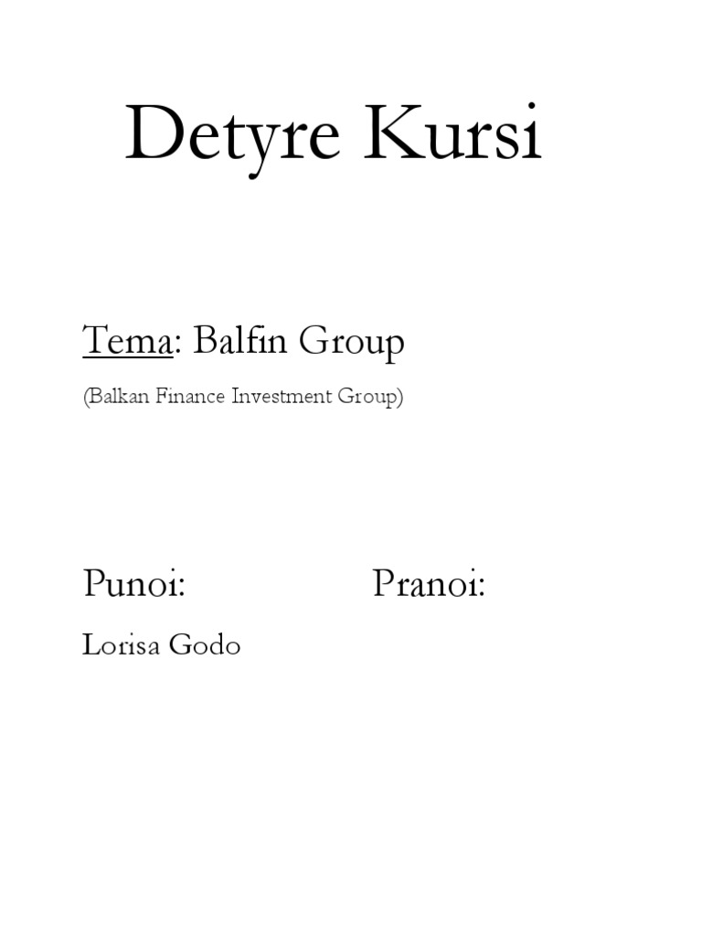 Balfin Group