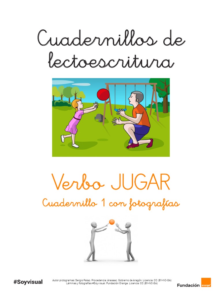 Cuadernillo sobre el verbo jugar y sus actividades relacionadas | PDF ...