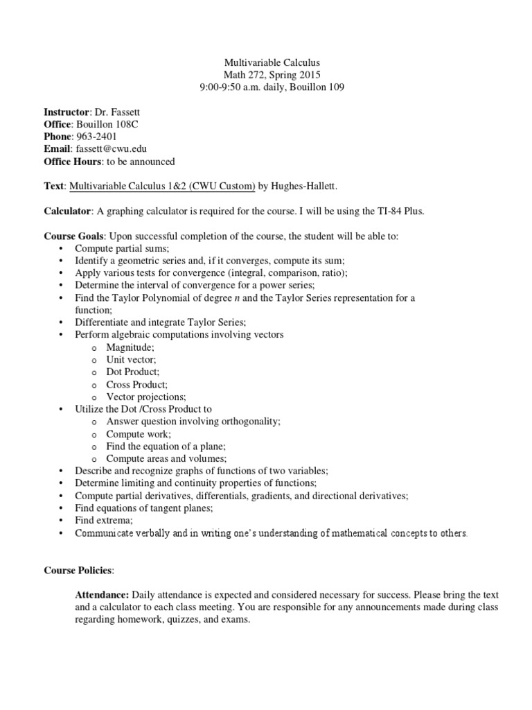 Multivariable Calculus 1 | PDF | Derivative | Calculus