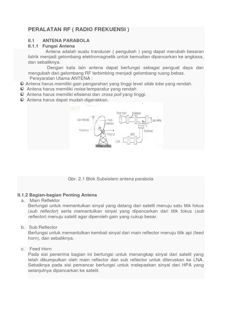 Peralatan RF | PDF | Sains & Matematika | Teknologi & Rekayasa