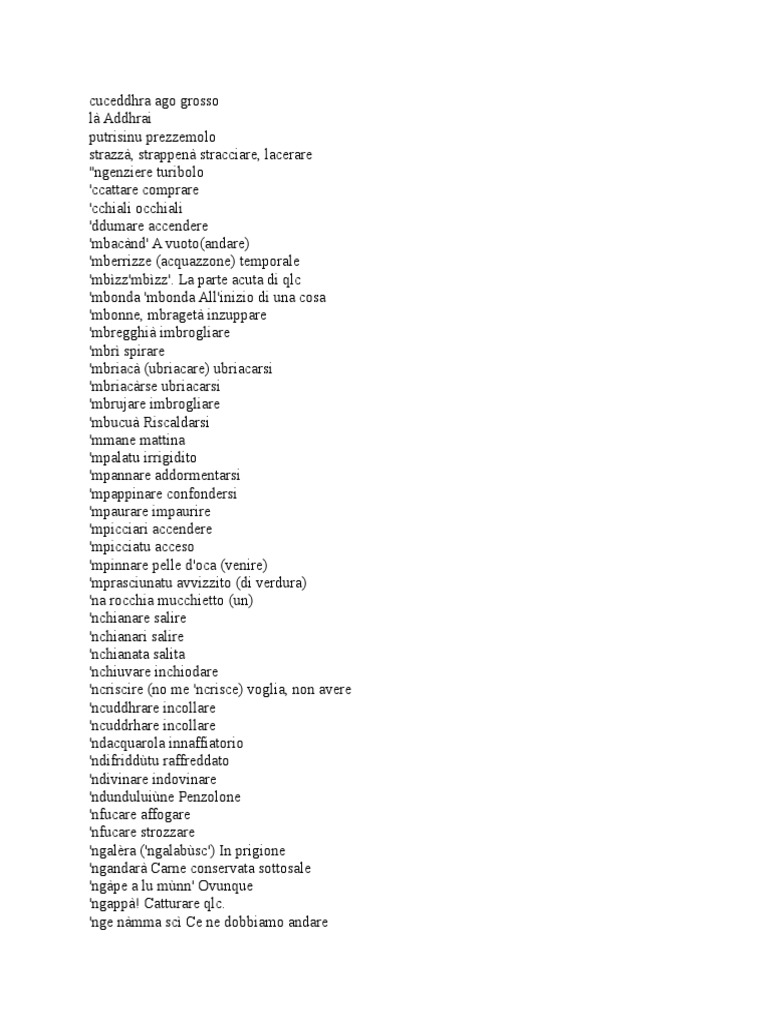 Dialetto Pugliese