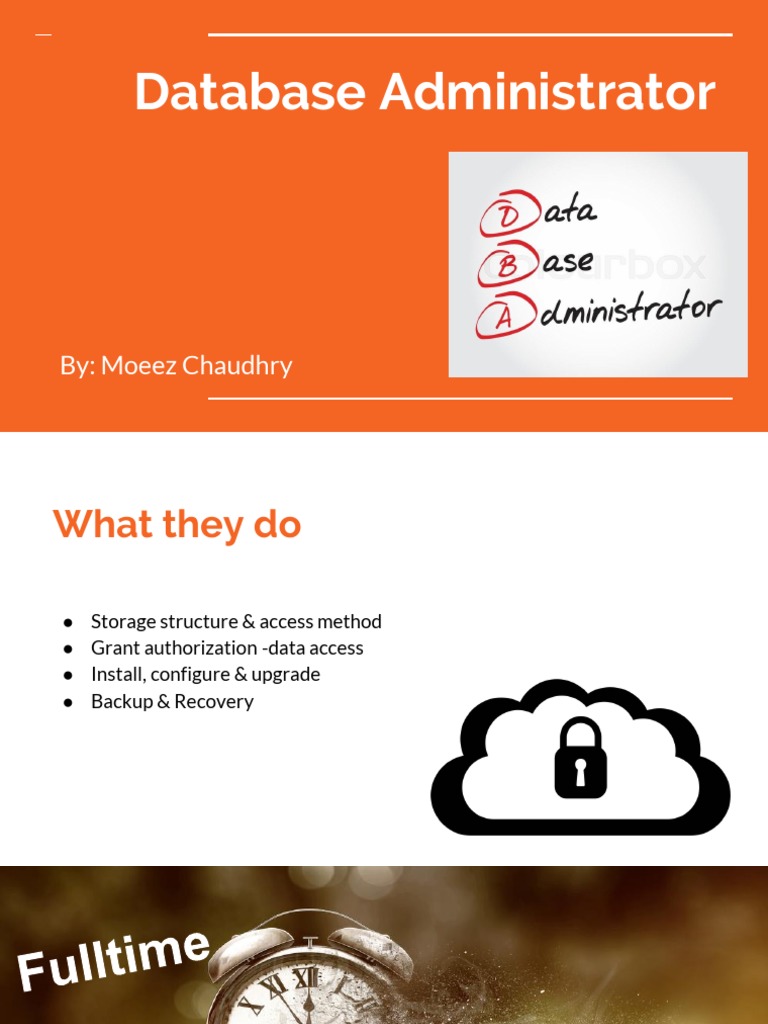 Database Administrator Career Guide | PDF | Computers