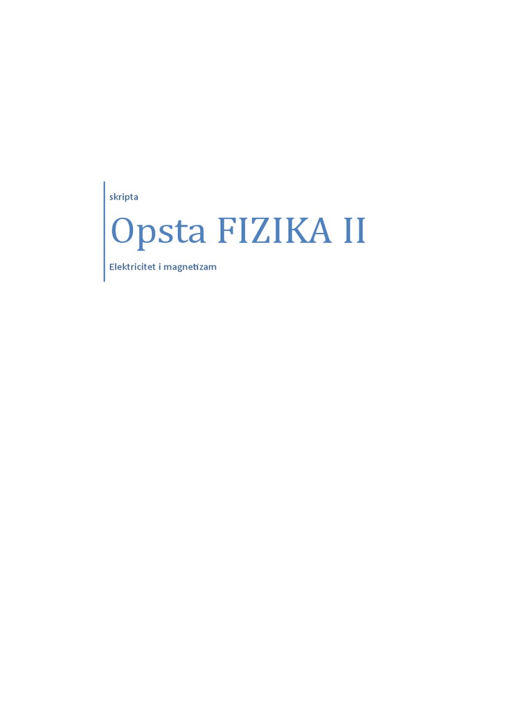 Fizika II | PDF