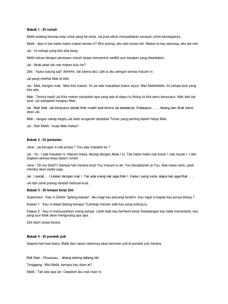 Skrip Lakonan | PDF