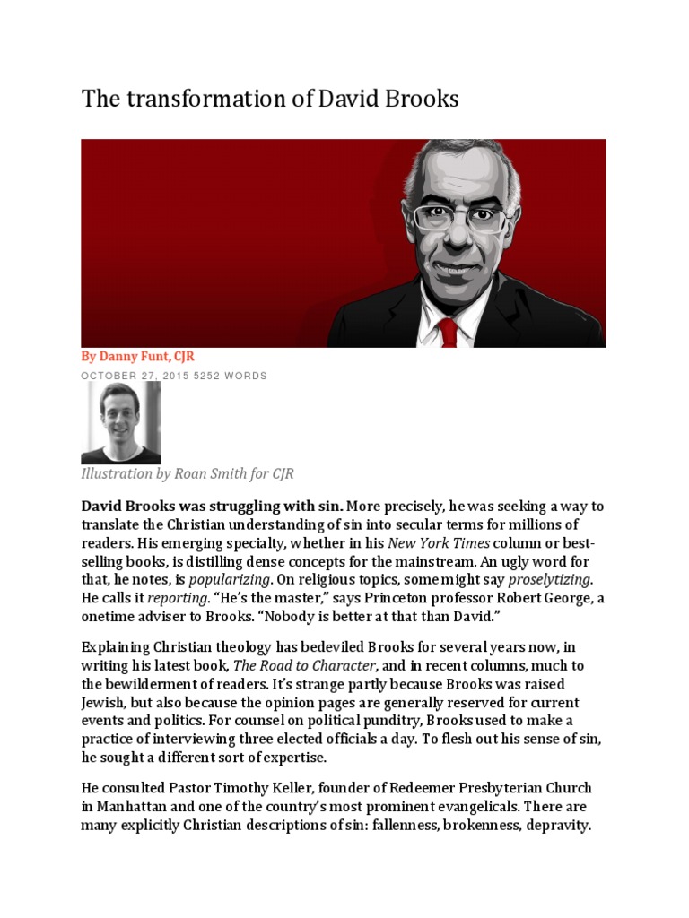 The Transformation of David Brooks | PDF | Conservatism | Journalism