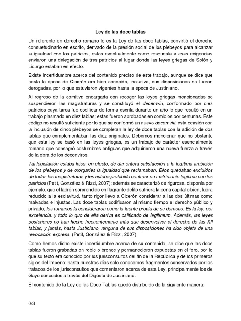 Ley de Las Doce Tablas | PDF | Roma antigua | Virtud