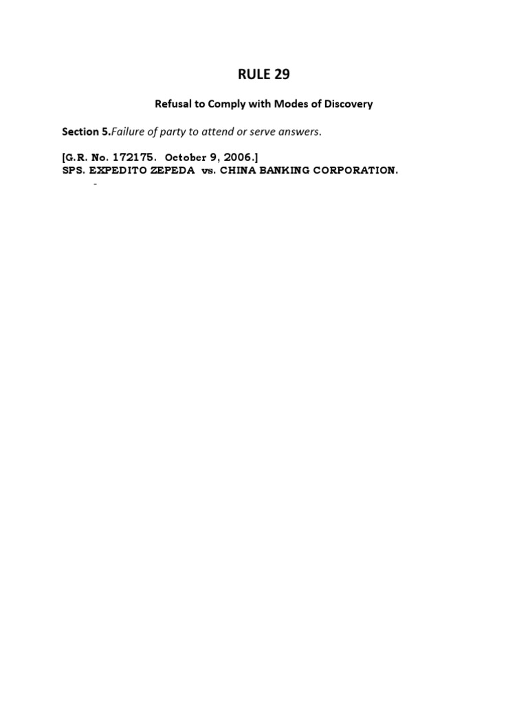 Failure to Comply with Discovery Requests Results in Deemed Admission ...