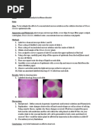 Blood Smear Lab Report | PDF | Staining | Blood Cell