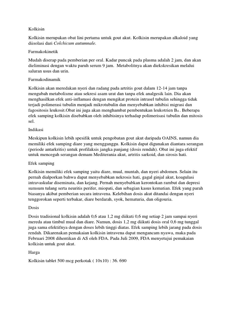 Kolkisin | PDF