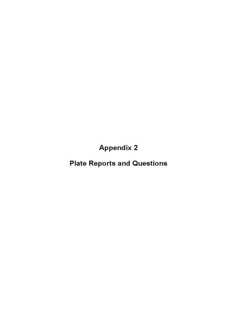 Cswip Appendix 02 Plate Report and Questions | PDF | Welding | Construction