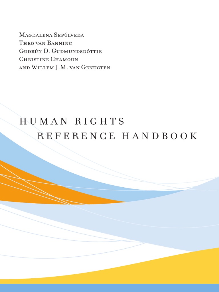 Human Rights Reference Handbook | PDF | Organization For Security And ...