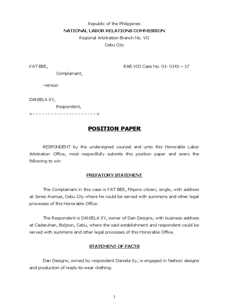 Labor Case: Kat Bee vs. Daniela Sy | PDF | Overtime | Employment