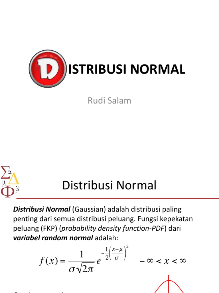 Pertemuan12 Distribusi Normal | PDF