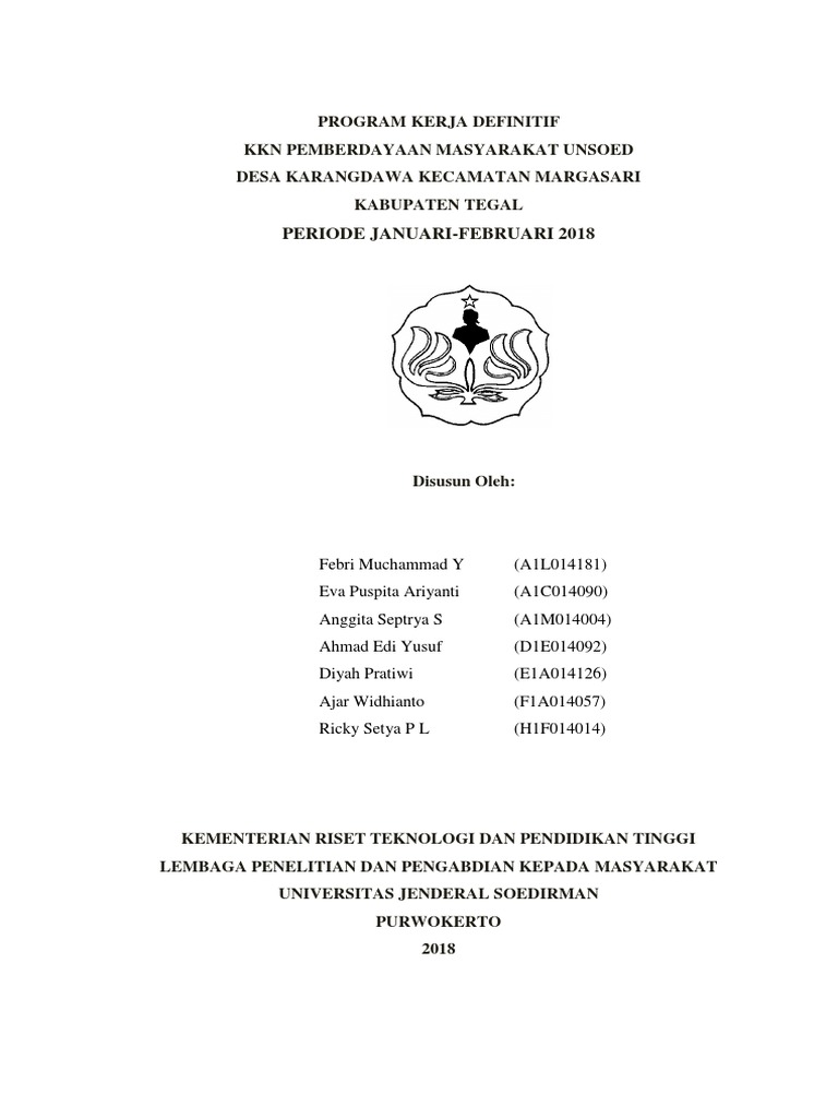 PROKER TENTATIF Karangdawa | PDF