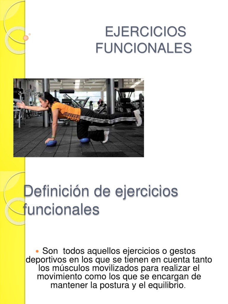 Ejercicios Funcionales | PDF | Ejercicio físico | Músculo