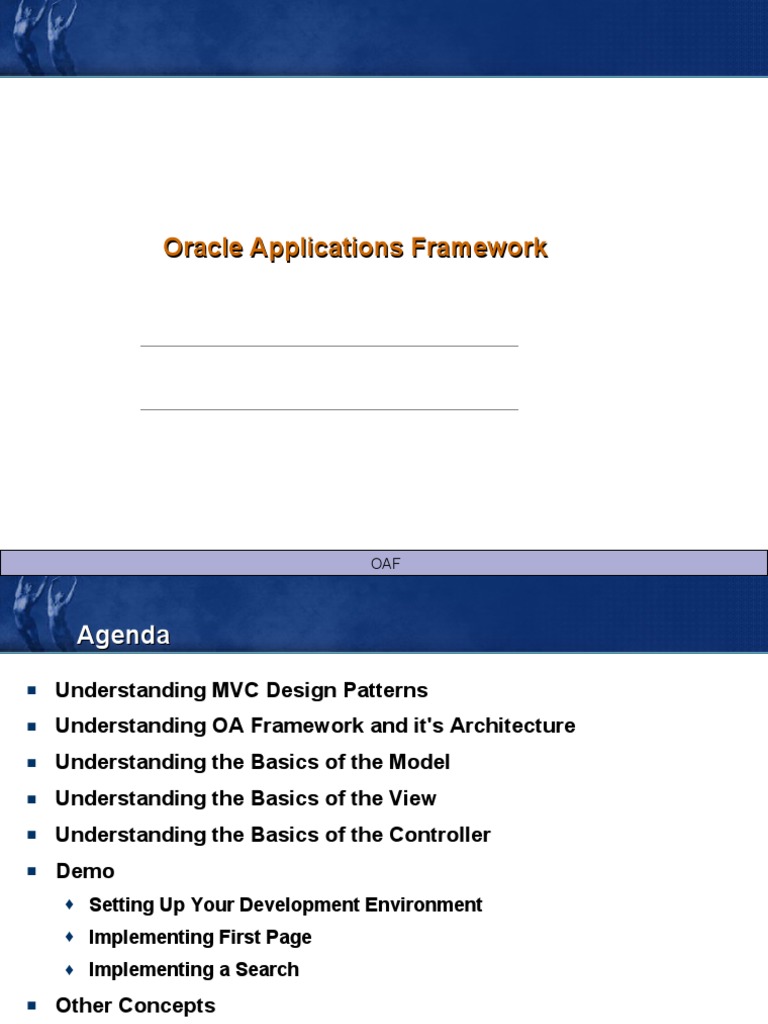 Oa Framework Pdf Databases Computer Data