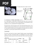 Tetragonal Crystal System I PDF | PDF | Crystal Structure | Cartesian ...