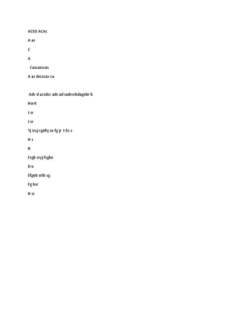 Acsd Acac Aas C A Cascasxcas A As Dxcscax Ca | PDF