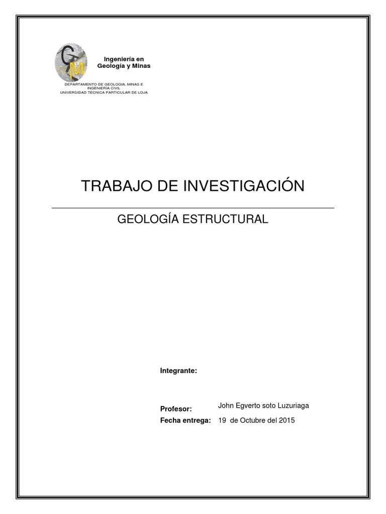 Movimientos Orogénicos y Epirogénicos | PDF | Geología | Falla (geología)