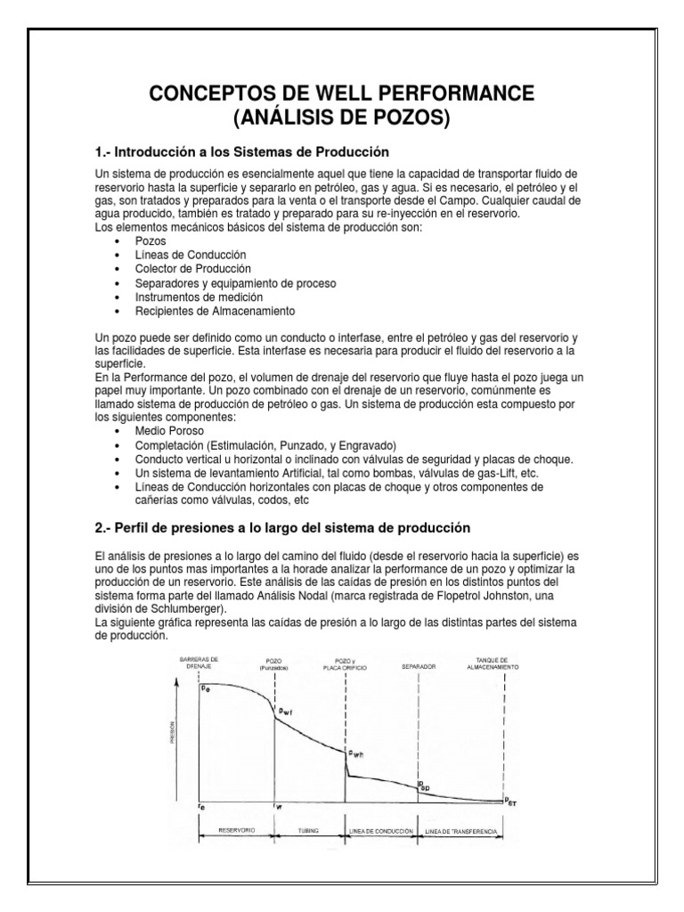 Análisis de Well Performance en Pozos | PDF | Permeabilidad (Ciencias ...