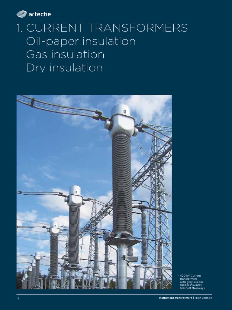 Arteche CT Trafcthv en | PDF | Transformer | Insulator (Electricity)