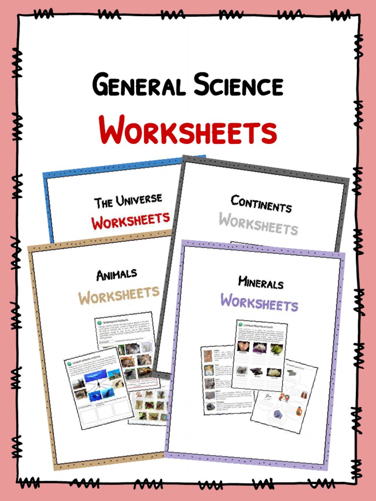 Science Worksheets | PDF | Milky Way | Minerals