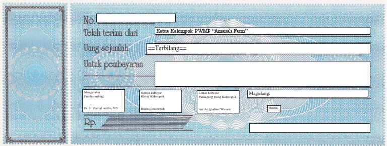 Format Kwitansi Edit | PDF