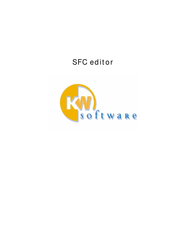 SFC Editor | PDF | Scope (Computer Science) | Variable (Computer Science)