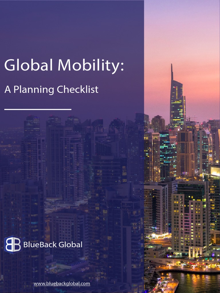 Global Mobility. A Planning Checklist | PDF | Payroll | Social Security ...