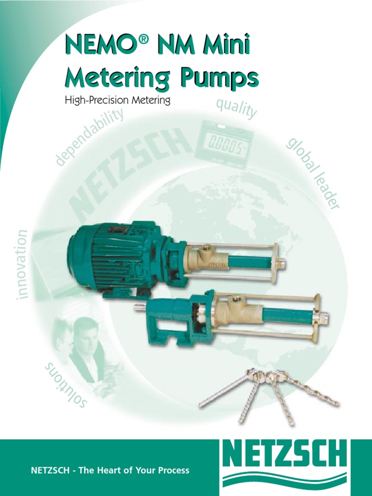 Nemo NM Mini Metering Pumps | PDF | Pump | Mechanical Engineering