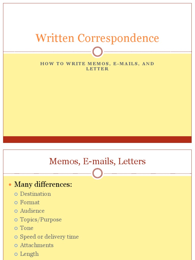 Effective Writing: Memos, Emails, Letters | PDF | Business
