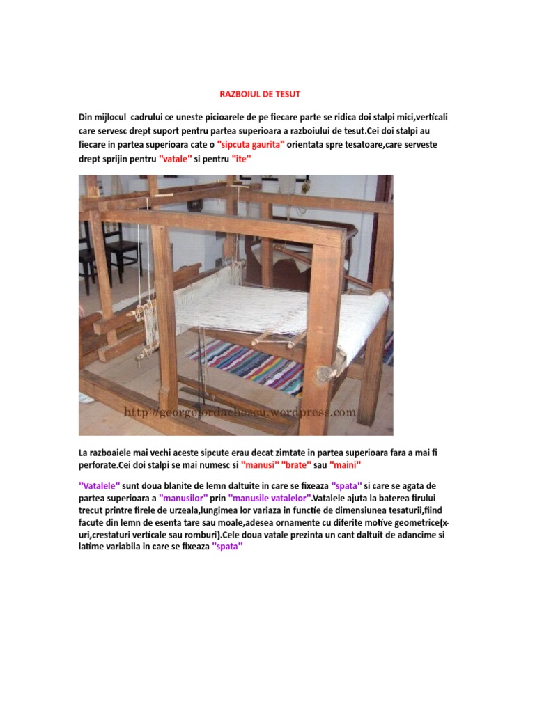 Razboiul de Tesut | PDF