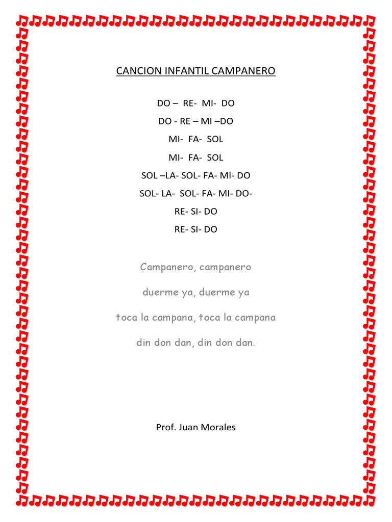Cancion Infantil Campanero