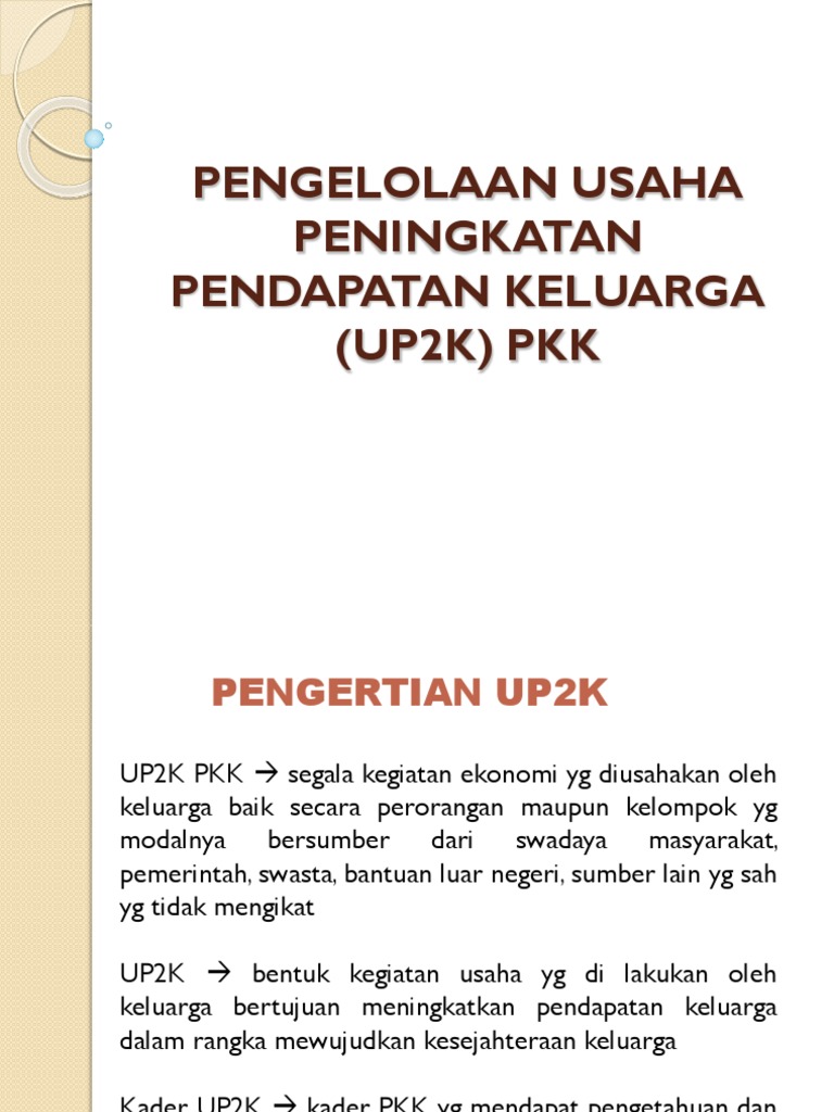 Materi Up2k Baru | PDF