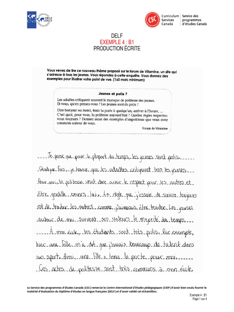 Ejemplo B1 PDF | PDF | Verbe | Lexique