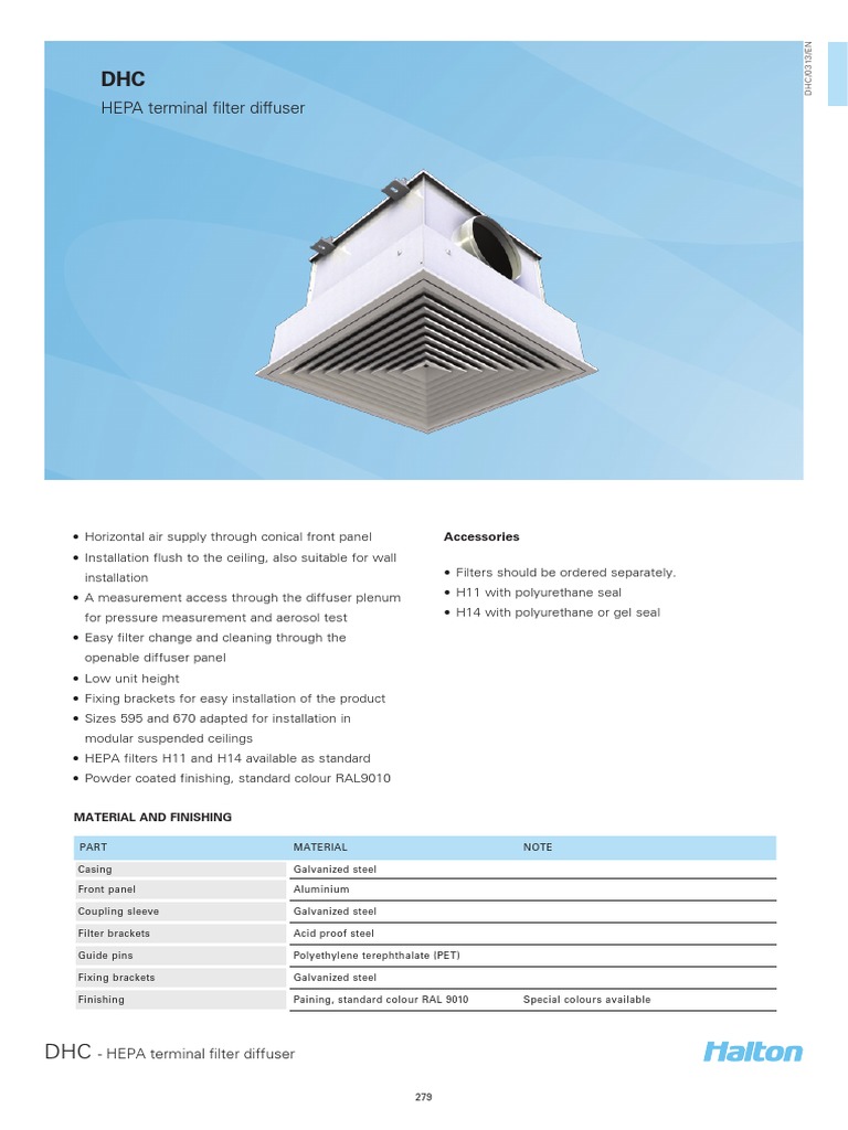 Halton DHC - Uk | PDF | Duct (Flow) | Tools