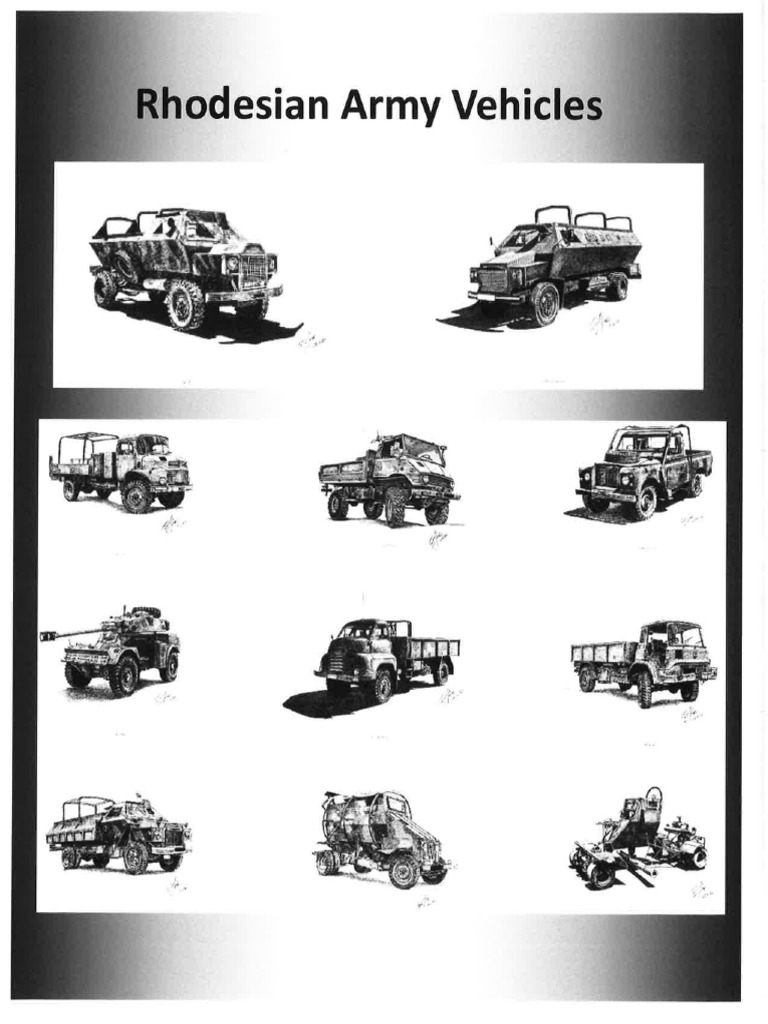 Rhodesian Army Vehicles | PDF