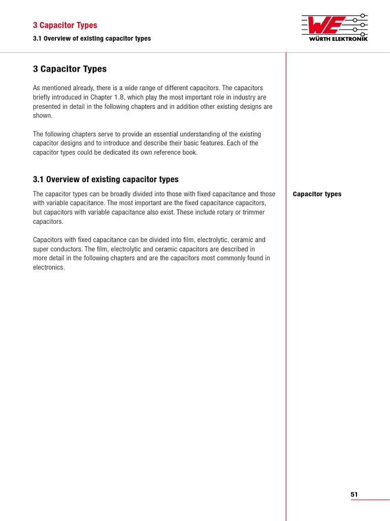 Extracts Abc of Capacitors Capacitor Types PDF | PDF | Capacitor ...