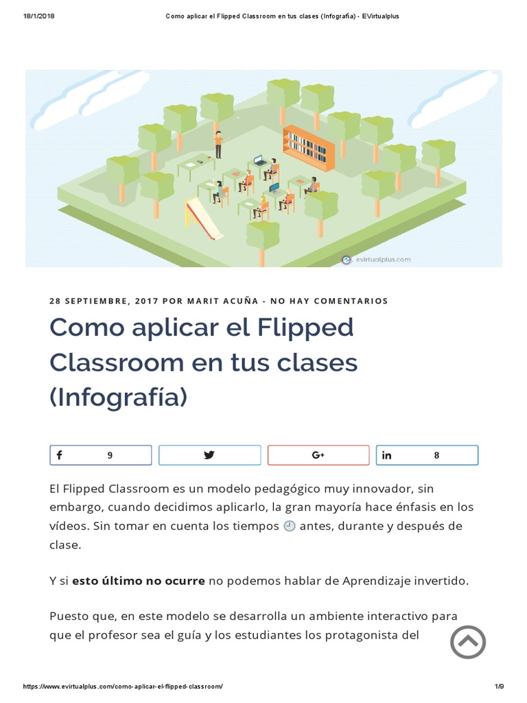 Como Aplicar El Flipped Classroom en Tus Clases (Infografía) - EVirtualplus | PDF | Pedagogía ...