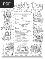 Present Simple Garfield SET | PDF | Garfield | Style (Fiction)