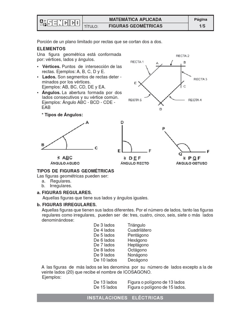 Figuras Geométricas | PDF | Triángulo | Rectángulo