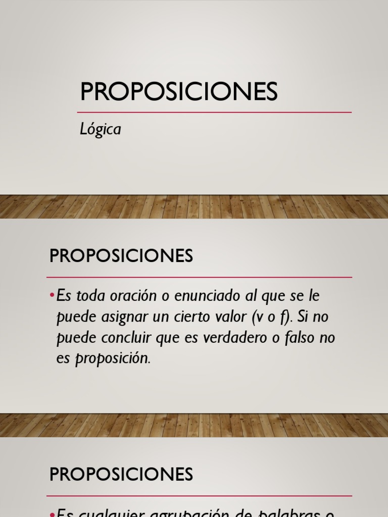 Lógica Proposicional | PDF | Si y solo si | Proposición