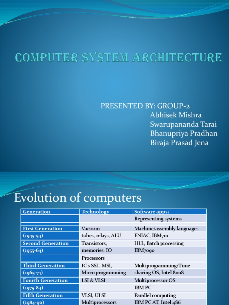 Computer System Architecture | PDF | Computer Data Storage | Random ...