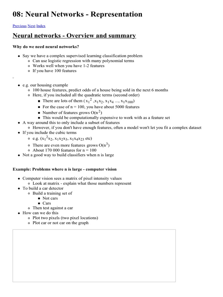 08 Neural Networks Representation PDF | PDF | Artificial Neural Network | Neuron