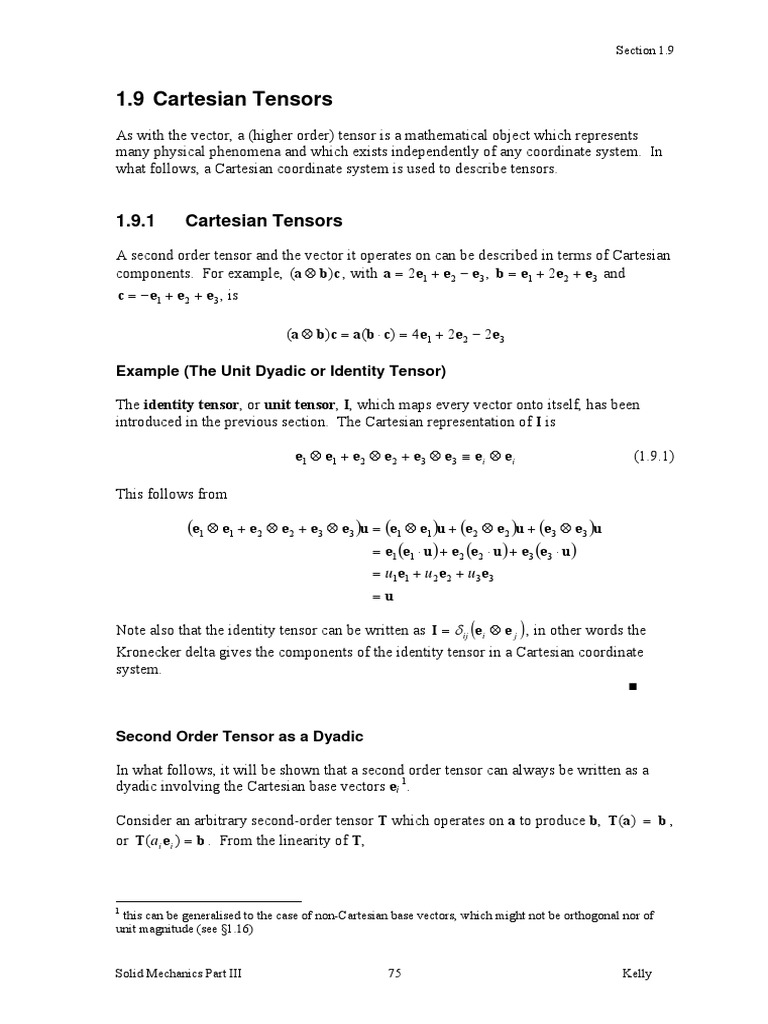 Dirac Method | PDF | Tensor | Stress (Mechanics)